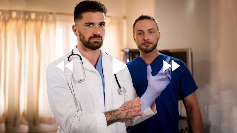 Chris Damned x Greyson Harper star in A Man In Uniform Scene 1 - JRL CHARTS