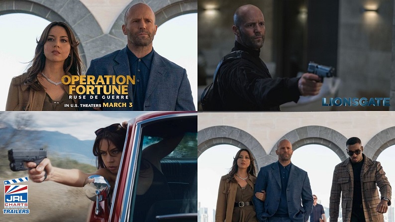 Operation Fortune (2023) Jason Statham x Aubrey Plaza - JRL CHARTS