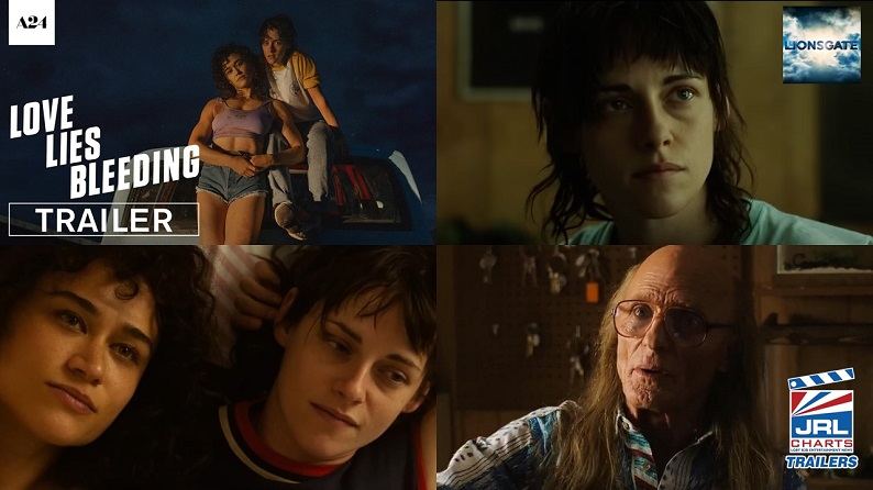 Love Lies Bleeding (2024) Kristen Stewart, Katy O'Brian First Look - JRL CHARTS